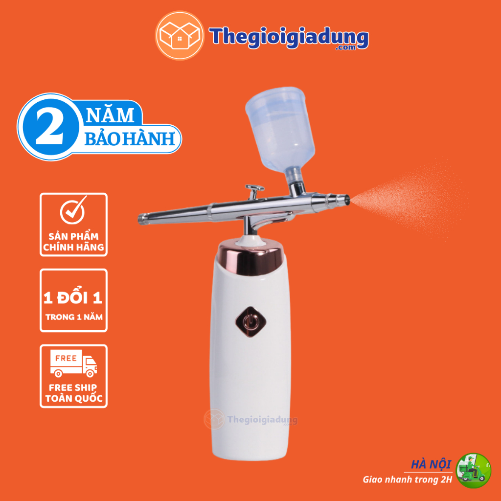 Máy phun Sương, Máy phun Oxy tươi cầm tay mini, phun tinh chất xịt ...