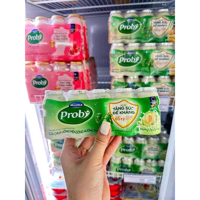 sữa chua uống men sống lợi khuẩn probi thùng 50 lọ 65ml(date mới ...