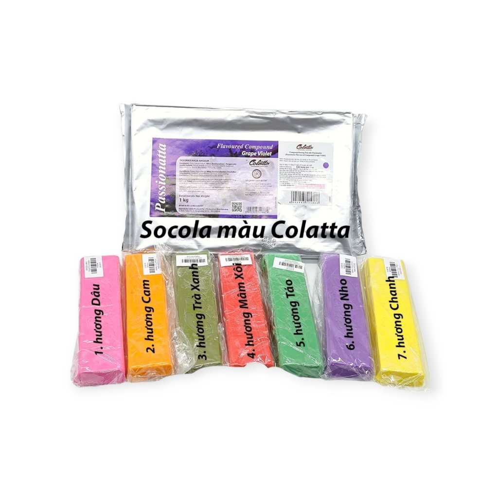 Socola Colatta đủ màu gói 1kg | Shopee Việt Nam