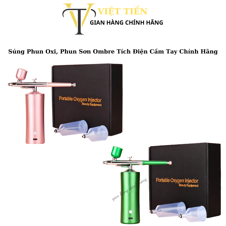 Máy Phun Oxy Cho Da | Súng Phun Sơn Ombre, Phun Tinh Chất Cho Da Chính ...