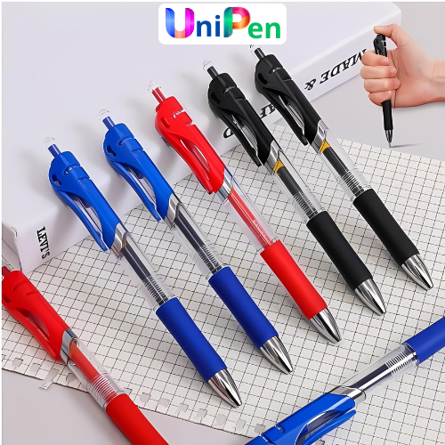 Bút gel bấm , bút bi gel cao cấp bút ký tên văn phòng Unipen ngòi 0.5mm ...