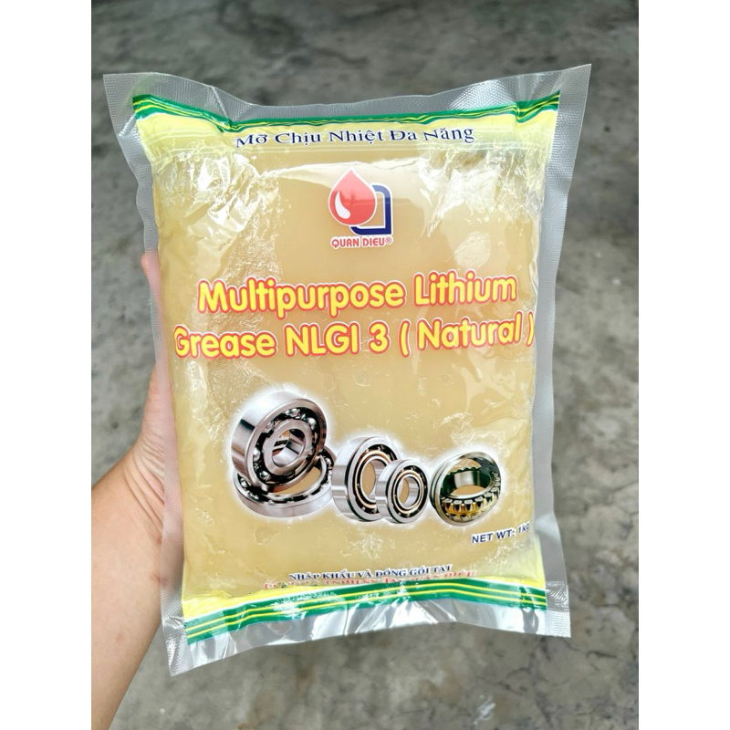 Mỡ Chịu Nhiệt Đa Năng Sinopec Lithium Grease NLGI 3 (Natural) (gói 1kg) | Shopee Việt Nam