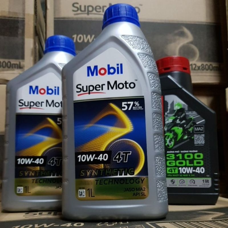 Nhớt MOBIL/motul Gold 3100 10W40 chai 1l cho xe số và xe côn tay giá rẻ ...