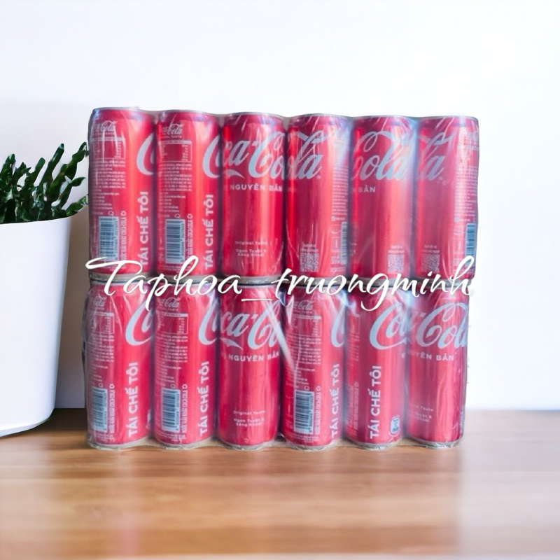 Thùng Coca-Cola Vị Nguyên Bản 24 Lon x 235ml - 320ml | Shopee Việt Nam
