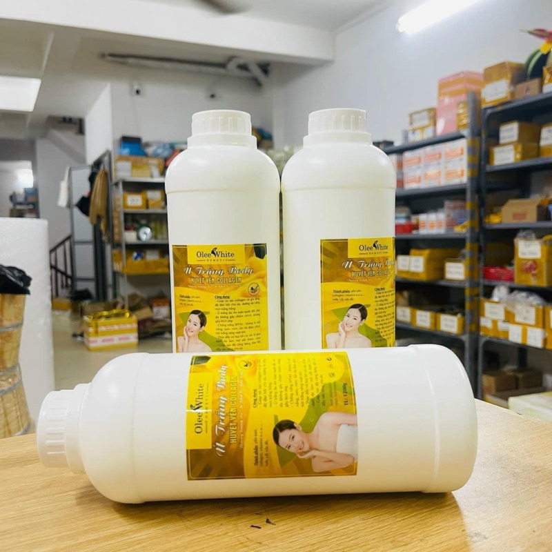 Ủ Yến Collagen Chai Siêu To 1200ml, Tinh Chất Dùng Cho Phun Trắng Nano ...