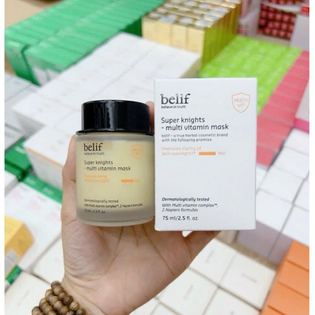 [CHÍNH HÃNG 100%] MẶT NẠ NGỦ DƯỠNG TRẮNG SÁNG DA BELIF SUPER KNIGHT ...