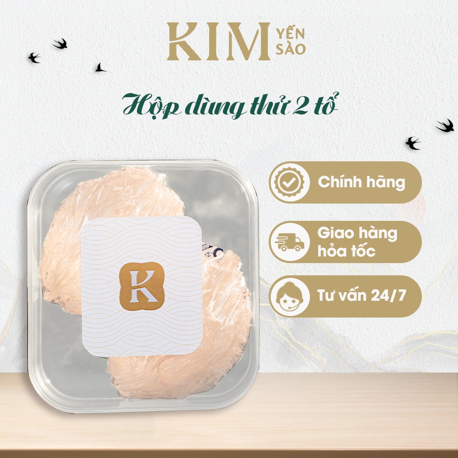 Hộp 2 Tổ yến dùng thử 14g - Yến Sào Kim | Shopee Việt Nam