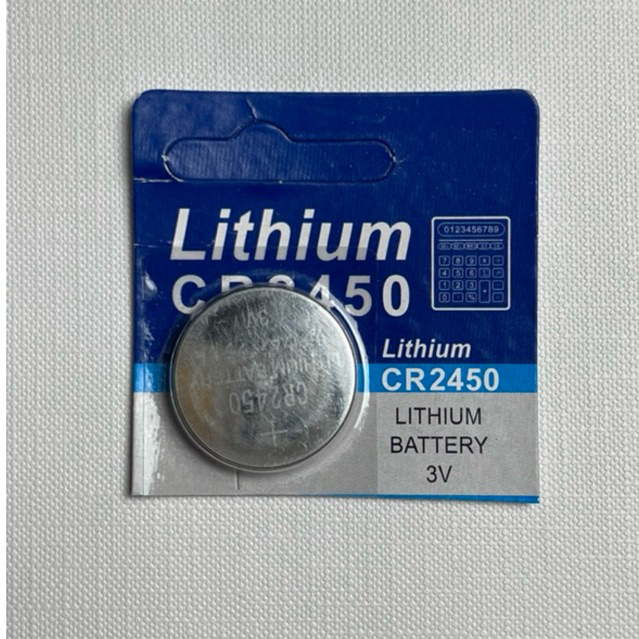Pin CR2450 3V Lithium là dòng Pin thường dùng trong SMARTKEY ô tô ...