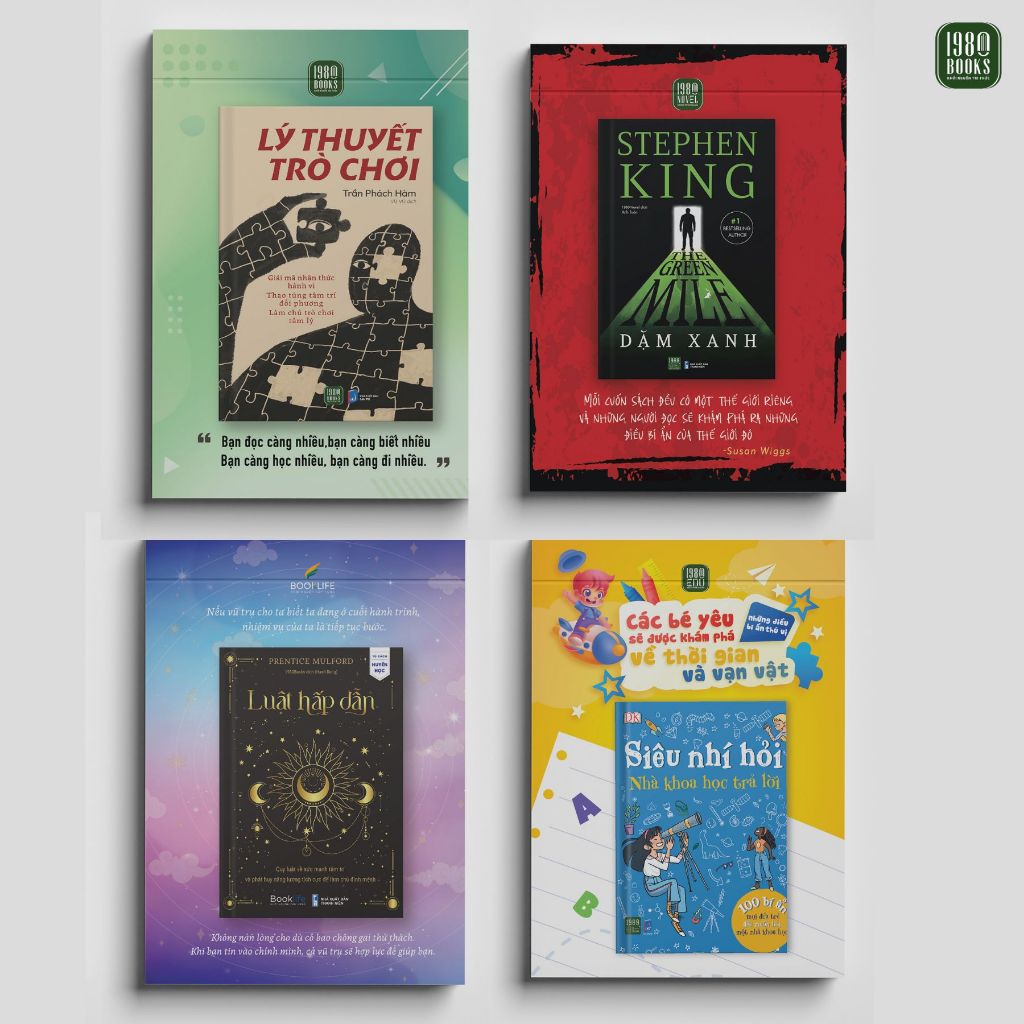 Book Gift - Sổ Tay 1980books: Novel / Booklife / Never Be Afraid Of ...