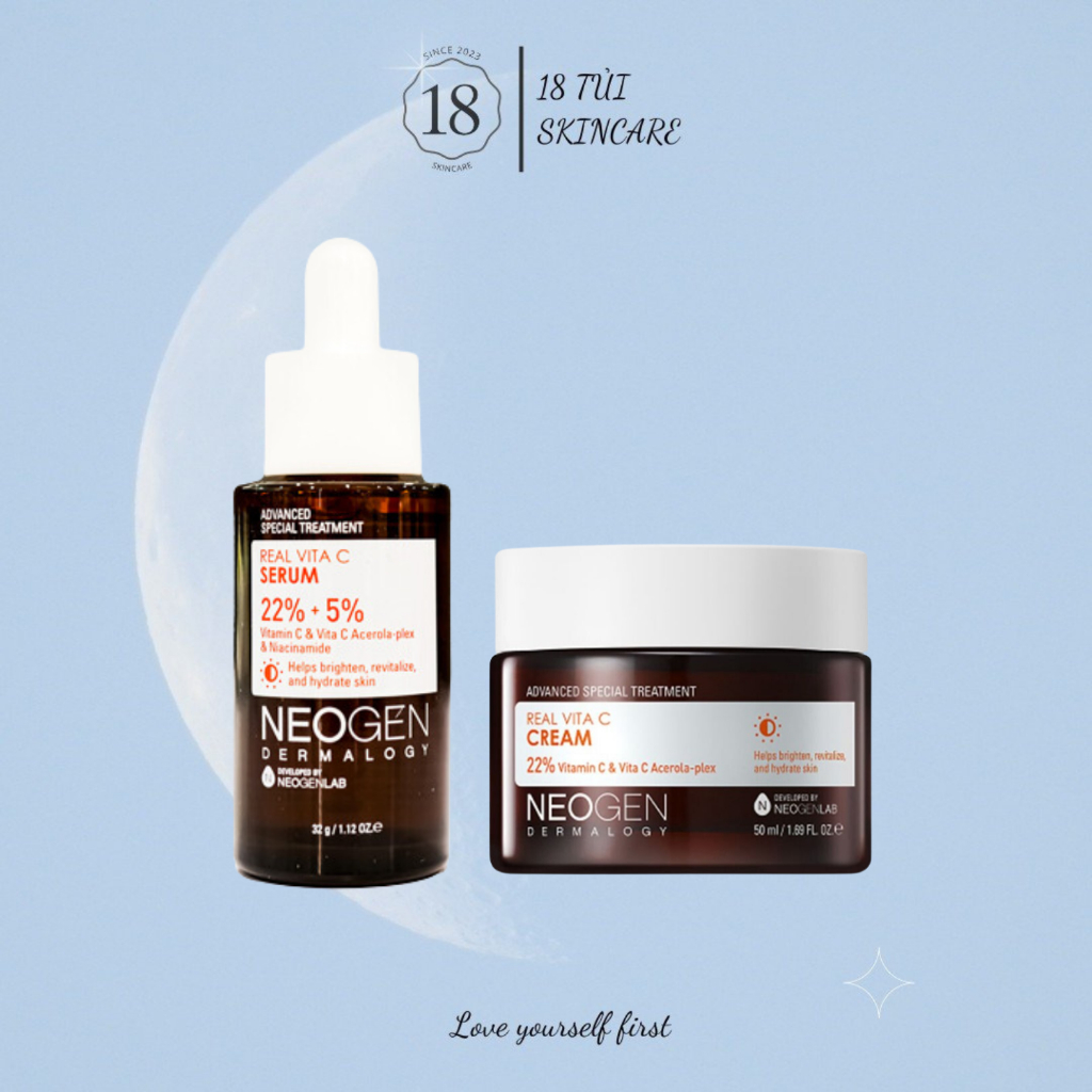 Tinh Chất, Kem Dưỡng Mờ Thâm Dưỡng Trắng Vitamin C SAP Neogen Dermalogy Real Vita C Serum 32g ...