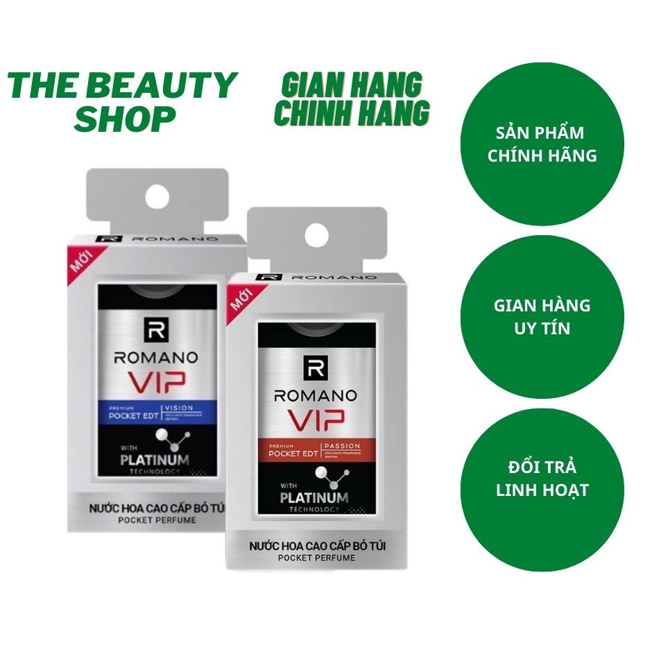 Nước Hoa Romano Vip Bỏ Túi Hương Passion/Vision sang trọng cuốn hút ...