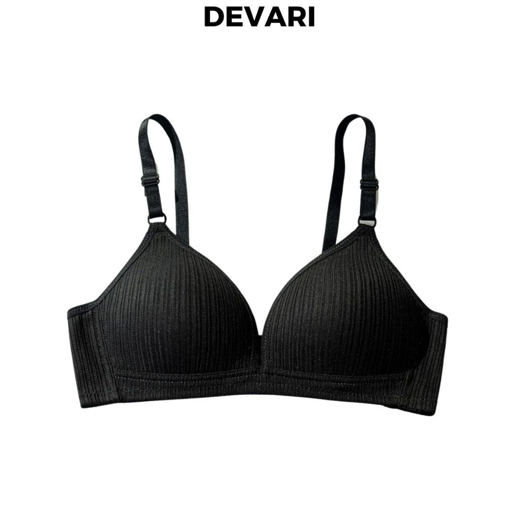 Áo ngực nữ không gọng đệm mút mỏng nhẹ vân kẻ sọc kiểu dáng basic màu ...