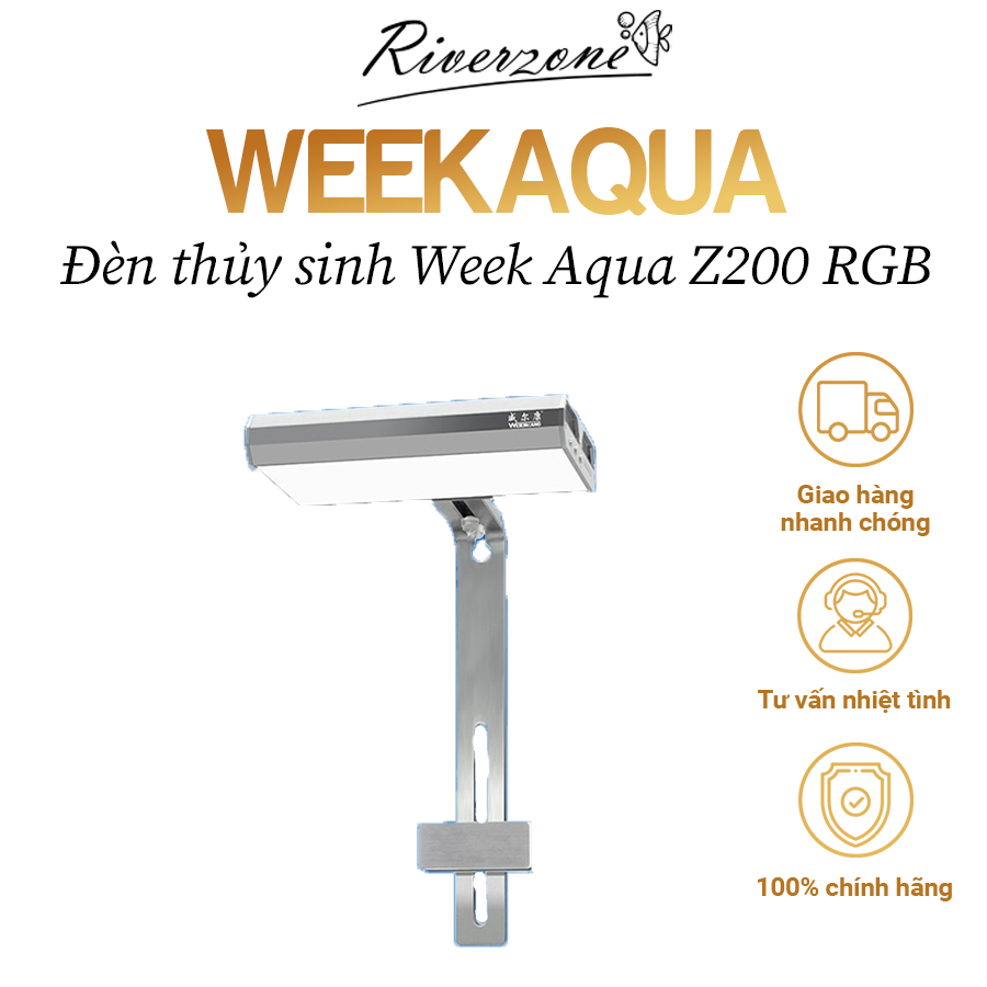 Đèn thủy sinh Week Aqua Z200 RGB ánh sáng siêu mạnh mẽ | Shopee Việt Nam
