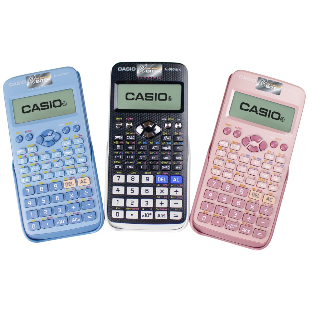 Máy tính Casio fx-580VN X - Chính Hãng (Bảo Hành 7 Năm) | Shopee Việt Nam