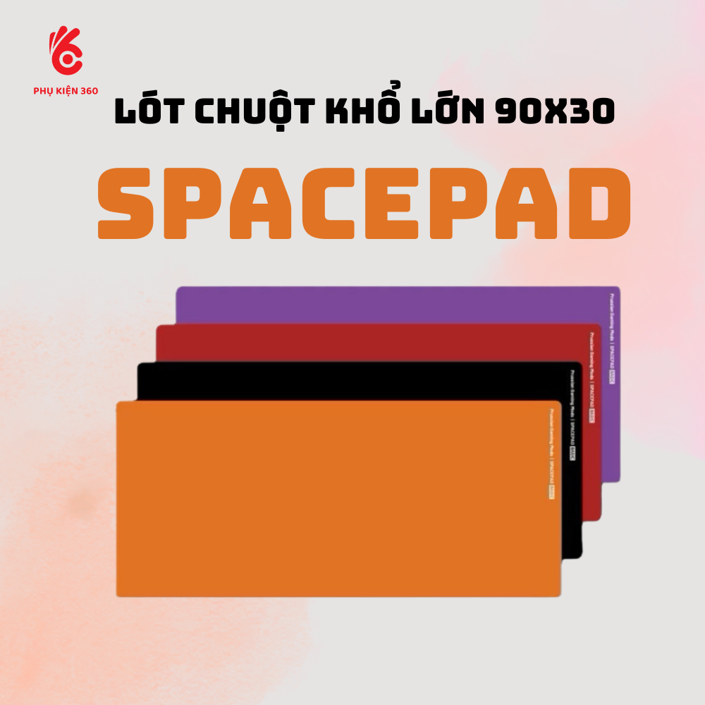 Lót chuột gaming SpacePad khổ lớn 90x40- Chất liệu cao su cao cấp chống ...
