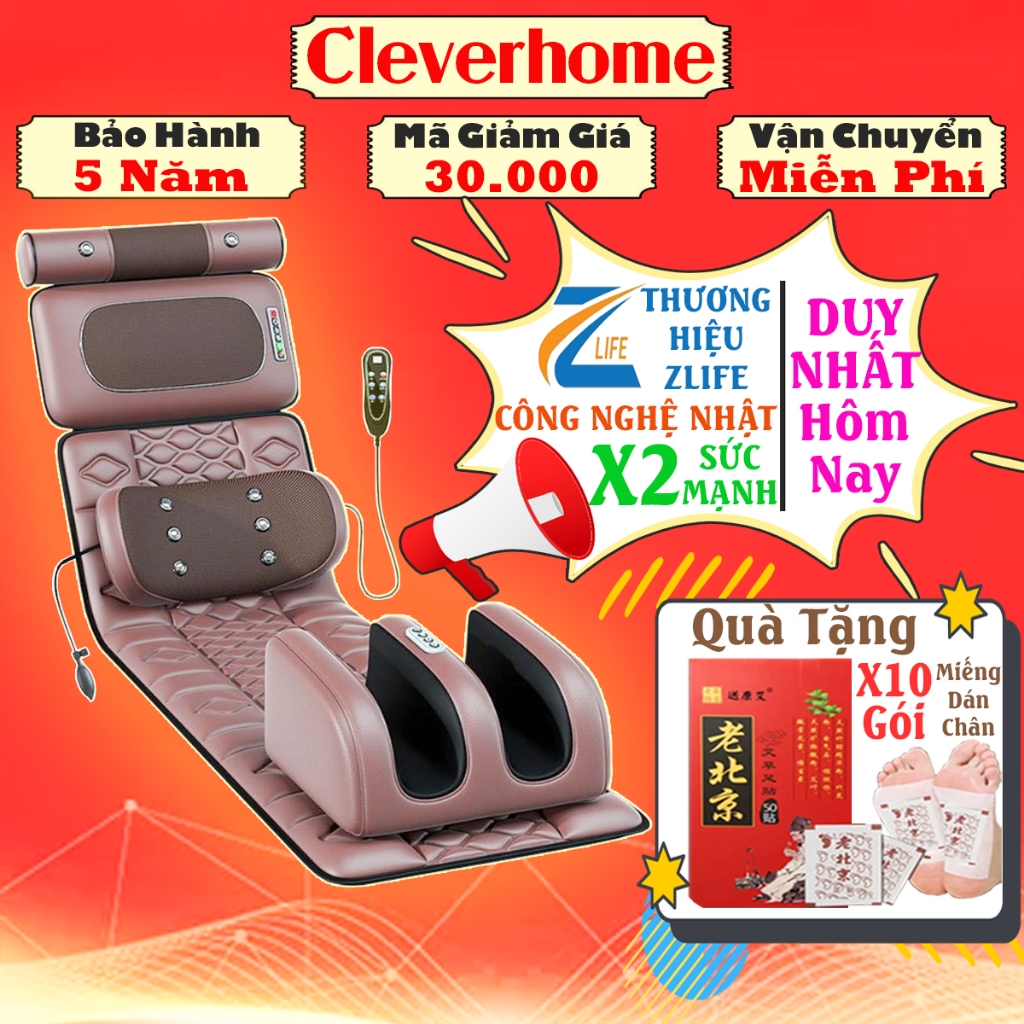 Đệm Massage Toàn Thân Nệm Massage Xoa Bóp Giảm đau Mỏi Vai Gáy Phục Hồi Sức Khỏe Máy Mát Xa đa