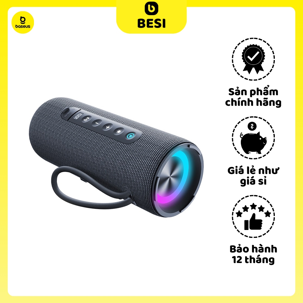 Loa Bluetooth OS-Baseus AeQur 30 Air Portable Wireless Speaker | Shopee ...