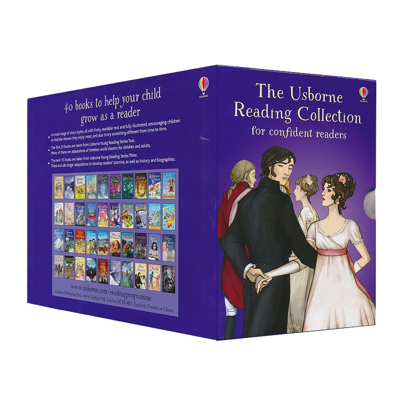 [Luyện đọc T.A 9t+] The Usborne Reading Collection for Confident Readers (Usborne Tím) - 40 ...