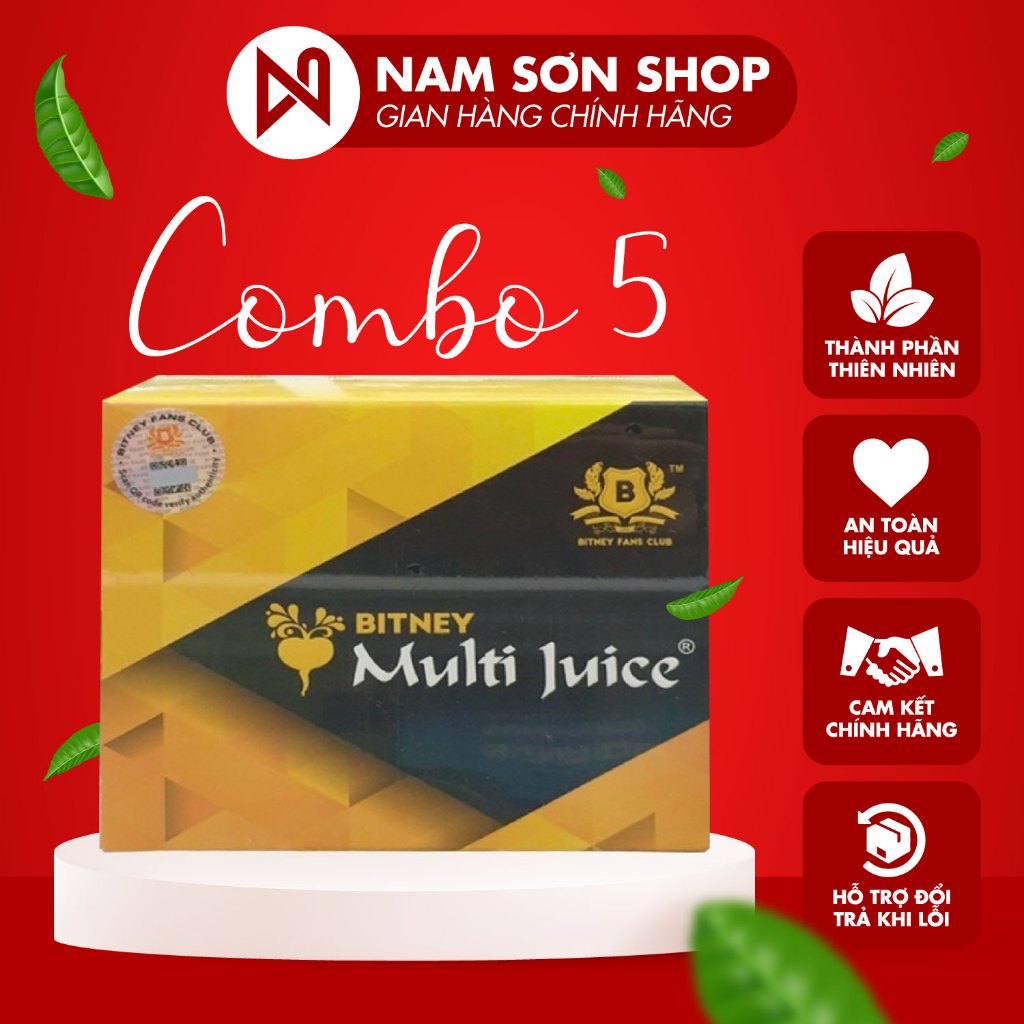 [ COMBO 5 HỘP ] Trà Multi Juice Malaysia Nâng Cao Quá Trình Sinh Sản ...