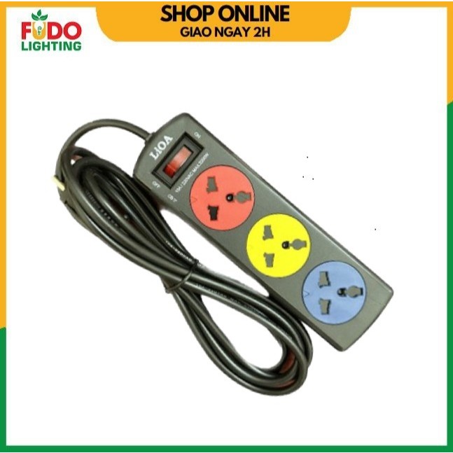 Ổ cắm LIOA 3DND3.2.10 3 lỗ 3 chấu 2200W chính hãng | Shopee Việt Nam