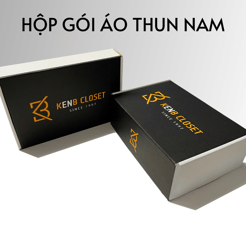 Hộp gói áo thun nam sang trọng chất liệu carton sóng E 3 lớp cao cấp in ...
