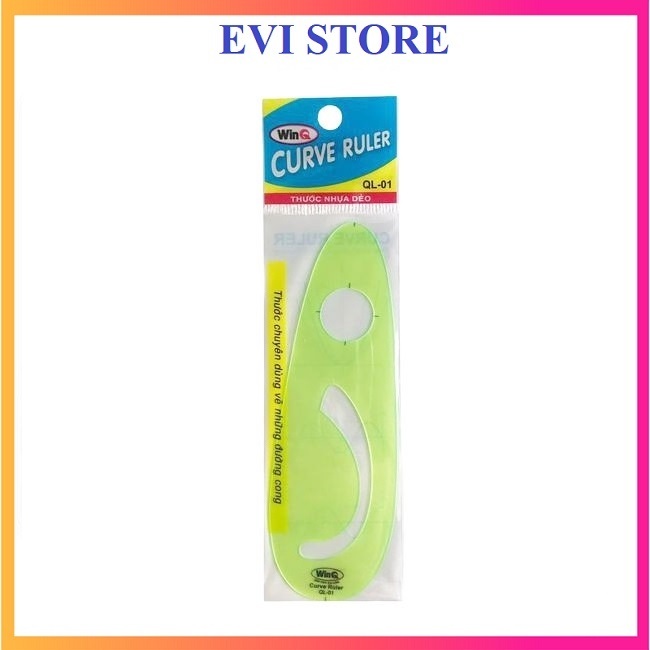 Thước Parabol WinQ QL-01 / Thước nhựa dẻo QL01 vẽ đường cong hình học ...