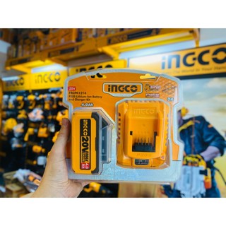 Pin 20v 4.0Ah và sạc INGCO FBCPK1214 | Shopee Việt Nam