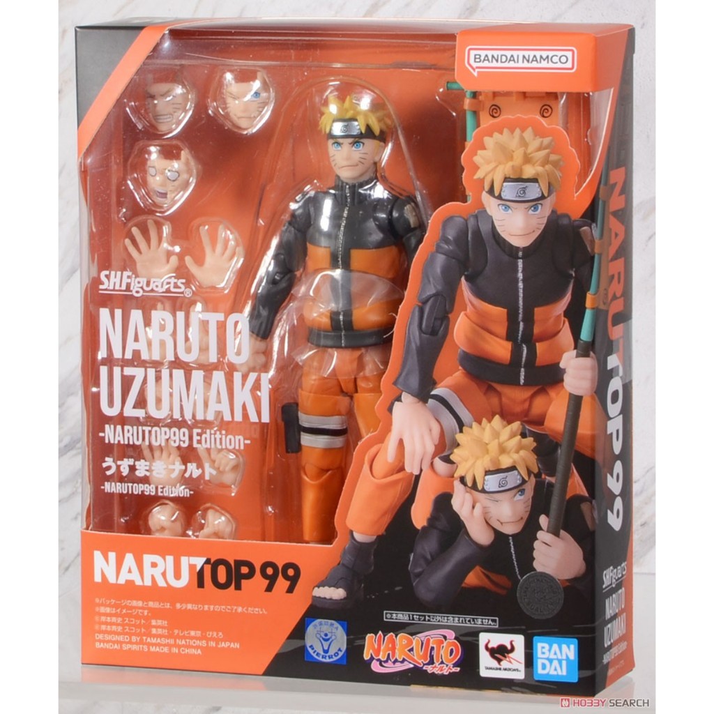 Mô Hình Chính Hãng BANDAI SHF SHFiguarts Naruto Uzumaki Narutop99 Edition Naruto Shippuden ...