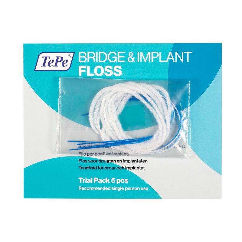 Chỉ nha khoa cho răng chỉnh nha và implant Tepe Bridge Implant Floss ...