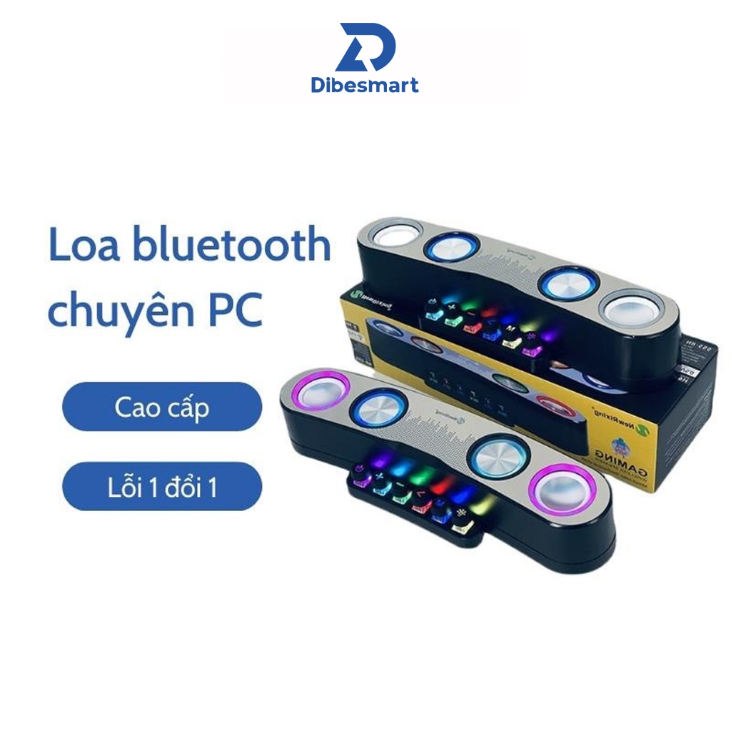 Loa gaming bluetooth NR-555 DIBESMART, nghe nhạc bluetooth công suất ...