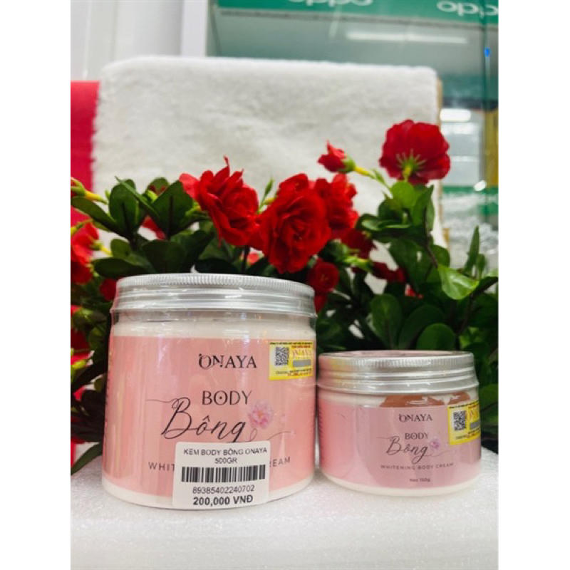 Kem Body Bông ONAYA 500gr Tặng Kèm 1 Body ONAYA 150gr | Shopee Việt Nam