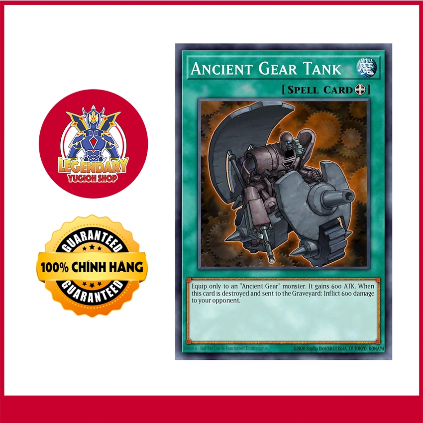 [Thẻ Bài Yugioh Chính Hãng] Ancient Gear Tank | Shopee Việt Nam