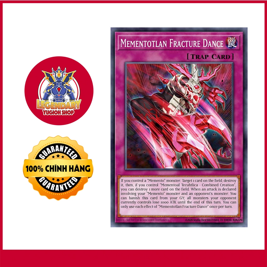 [Thẻ Bài Yugioh Chính Hãng] Mementotlan Fracture Dance | Shopee Việt Nam