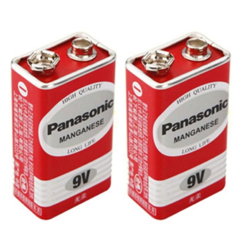 Pin Vuông 9V, Pin 9V 6F22 PANASONIC Cho Microphone, Ghi Ta Điện ...