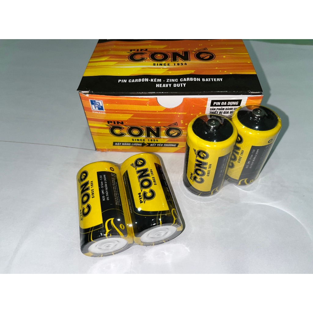 5 HỘP PIN ĐẠI CON Ó PINACO (HÀNG CTY PINACO VIỆT NAM) (HỘP 12 VIÊN ...