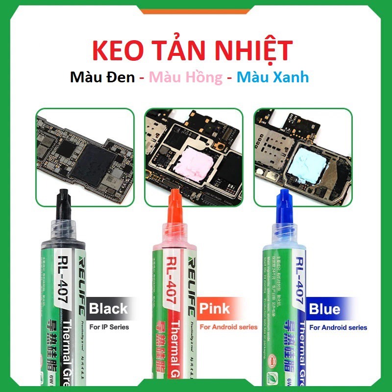 Keo tản nhiệt CPU / IC - Relife 407 | Shopee Việt Nam
