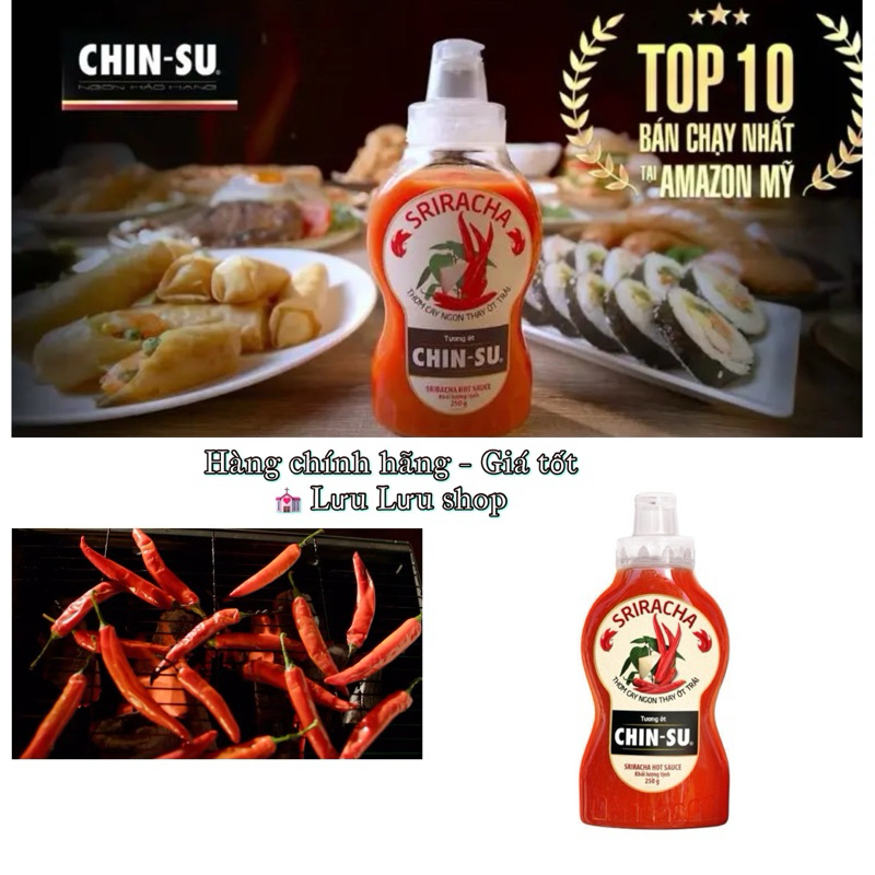 Tương ớt Siracha Chinsu chai 250ml/ 115gr | Shopee Việt Nam