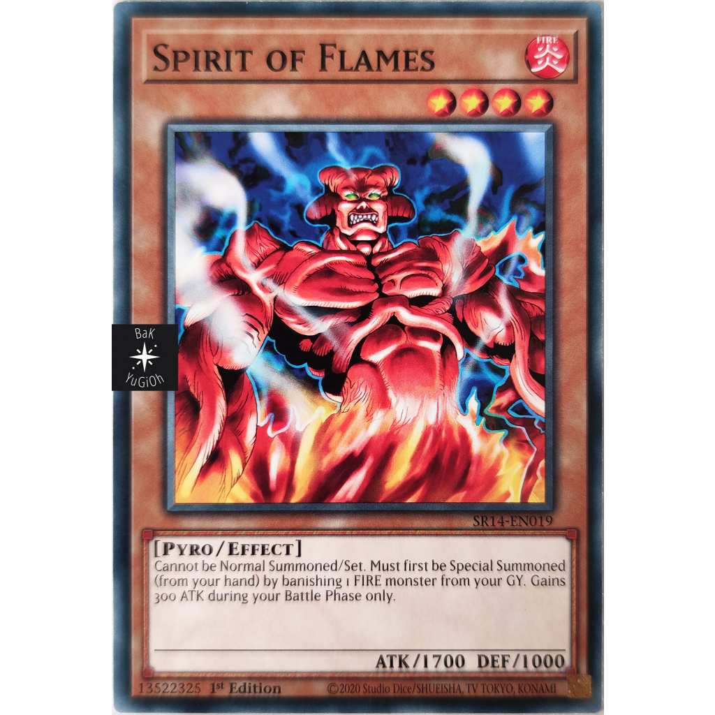 [BaK Yugioh] Spirit of Flames |EN| Common [Chính Hãng] | Shopee Việt Nam