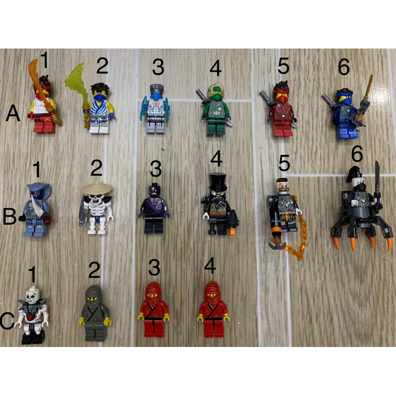 lego minifigures nhân vật ninjago và ninja hàng chính hãng | Shopee ...