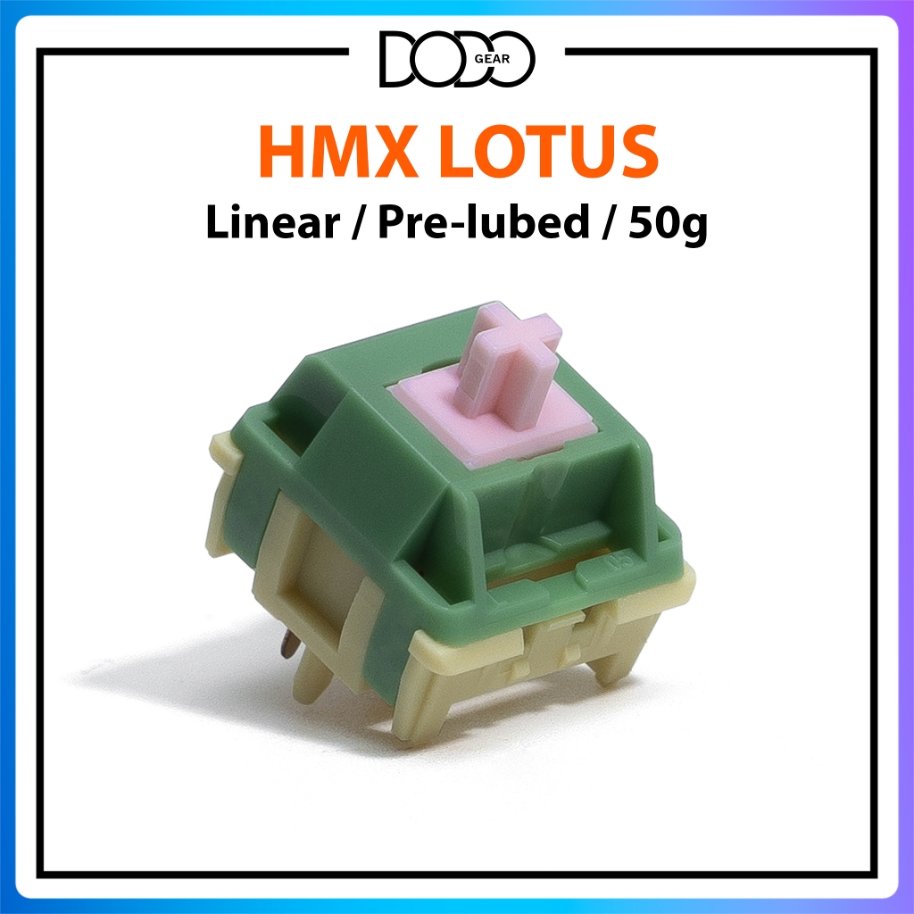 Switch HMX Lotus 5 PIN Linear 50g công tắc bàn phím Switch HMX Lotus ...