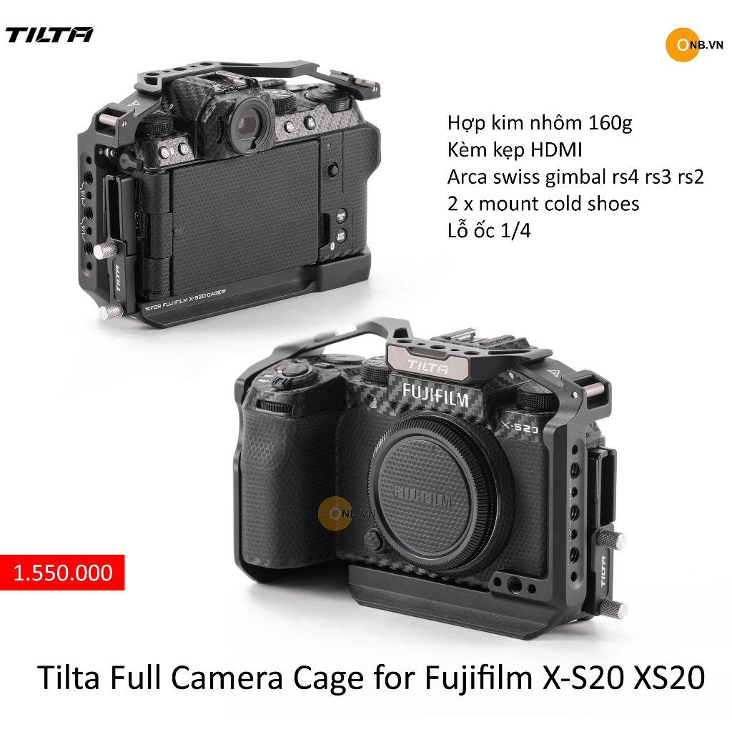Tilta Full Camera Cage Khung bảo vệ Fujifilm X-S20 XS20 | Shopee Việt Nam