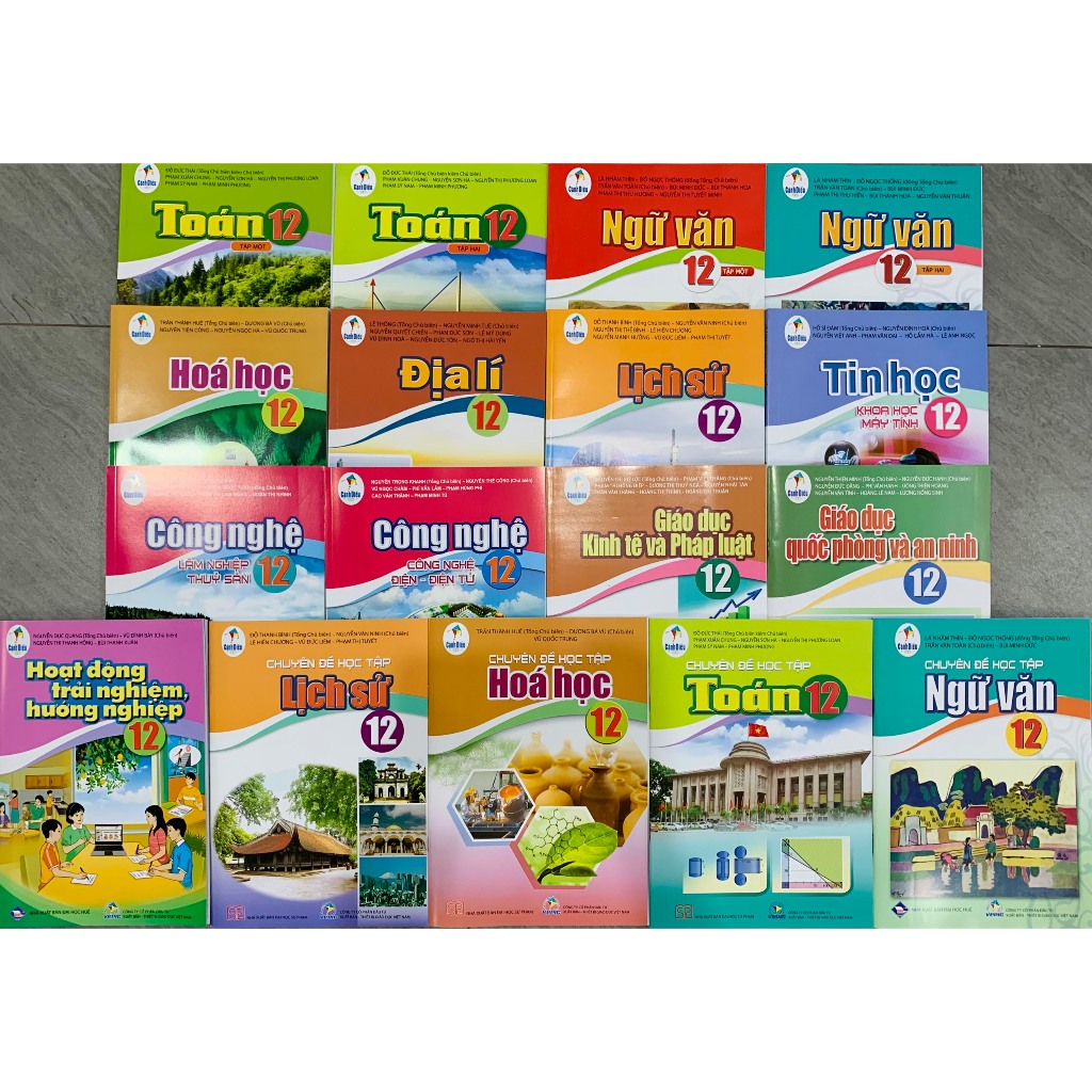 Sách - Sách giáo khoa lớp 12 - chương trình cánh diều (lẻ) + bán kèm 1 ...