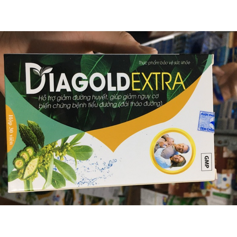 Viên uống DIAGOLD EXTRA Hộp 30 viên- giảm đường huyết, giảm nguy cơ ...