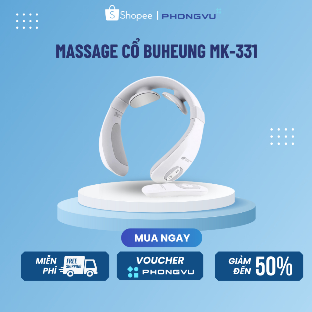 Máy Massage cổ Buheung MK-331 - Bảo hành 12 tháng | Shopee Việt Nam