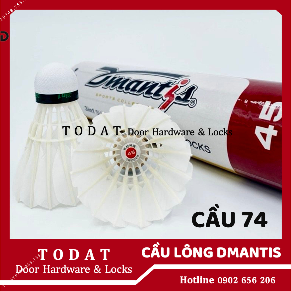[GIÁ SỈ] 1 Ống 12 Quả cầu lông bán nhân tạo 3in1 Dmantis D45 | Shopee ...