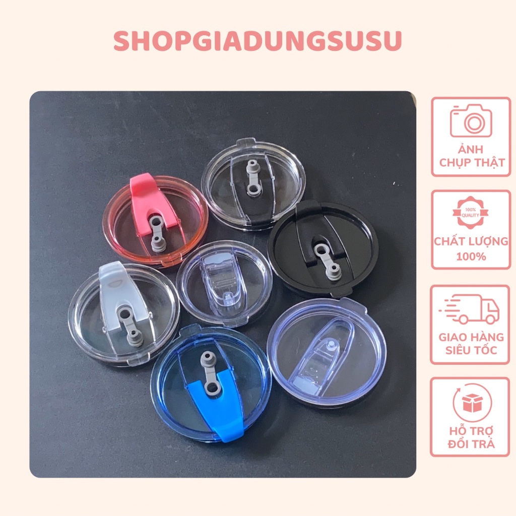 (LOẠI DÀY)Nắp Nhựa Đậy Ly Chống Tràn Cho Ly Giữ Nhiệt Cao Cấp Màu Mới ...