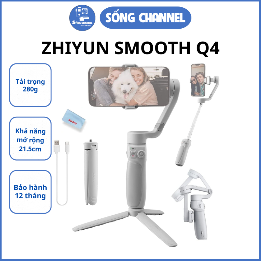 Gimbal Tay cầm chống rung Zhiyun Smooth Q4 | Shopee Việt Nam