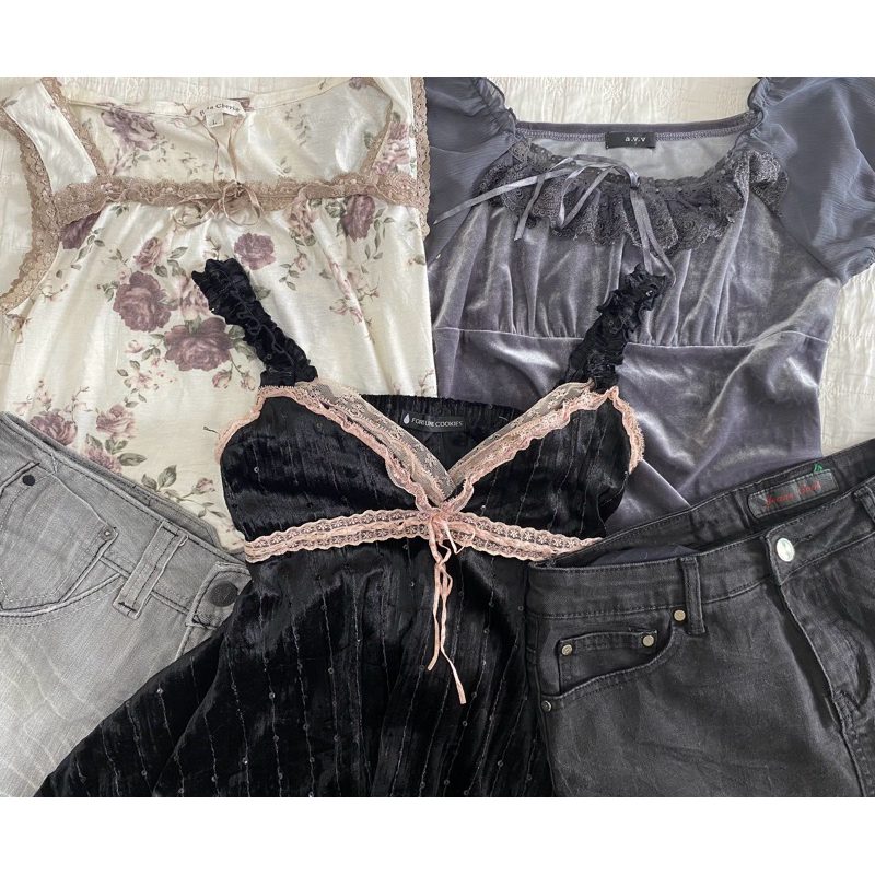 /UPDATE 5-6/Set y2k,coquette, shoujo girl ..quần áo váy 2hand Nhật Hàn ...