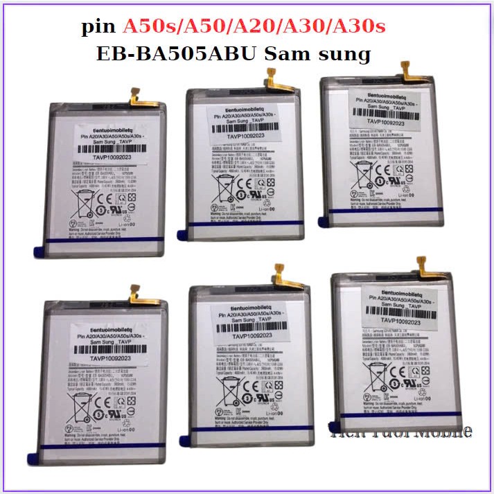pin samsung A50s/A50/A20/A30/A30s/EB-BA505ABU,mới | Shopee Việt Nam