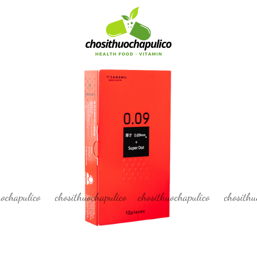 Bao cao su Sagami Super Dot 009 có gai lớn Dày Hộp 10 chiếc | Shopee ...